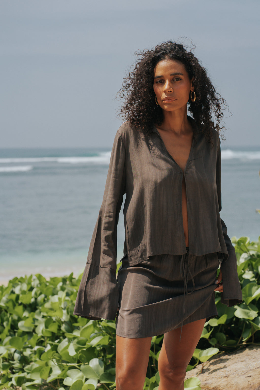 Franco Top In Charcoal – Frank Rae